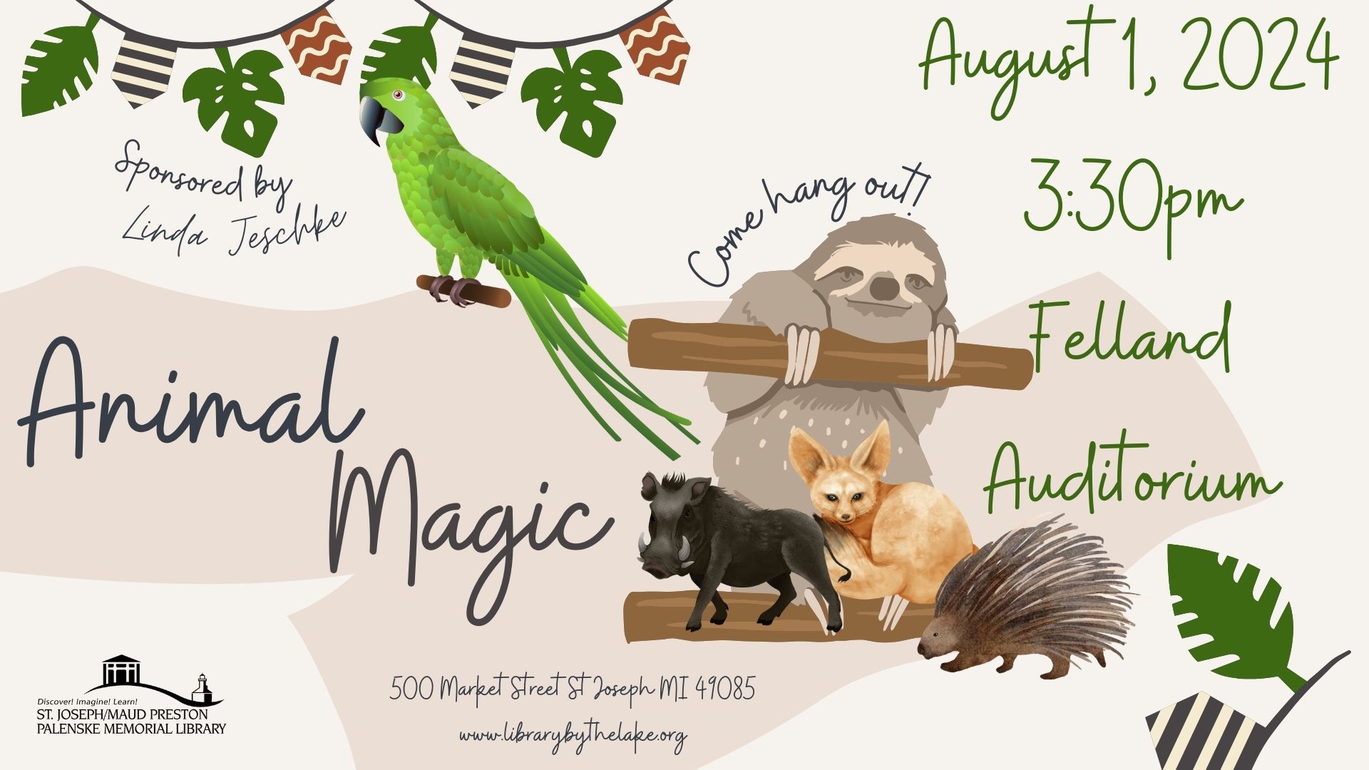 Maud Preston Palenske Memorial Library: Home Page