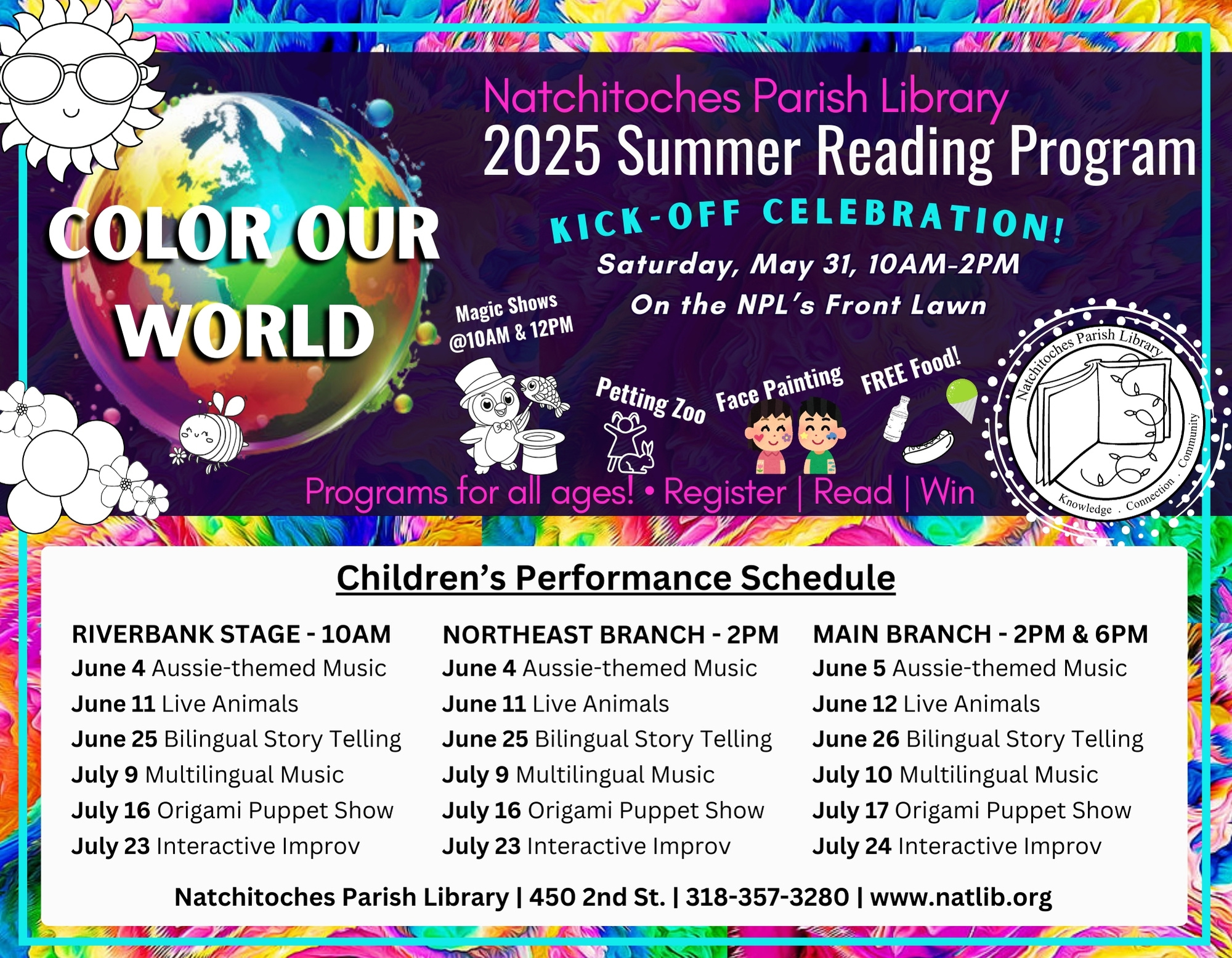 Natchitoches Parish Library: Summer Reading 2025